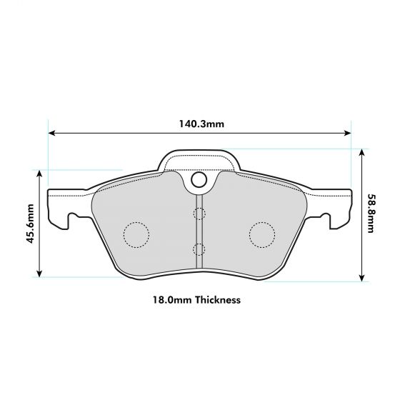MINI R50 Front Performance Brake Pads 8138