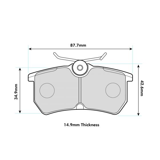 Focus St170 Rear Performance Brake Pads 8171