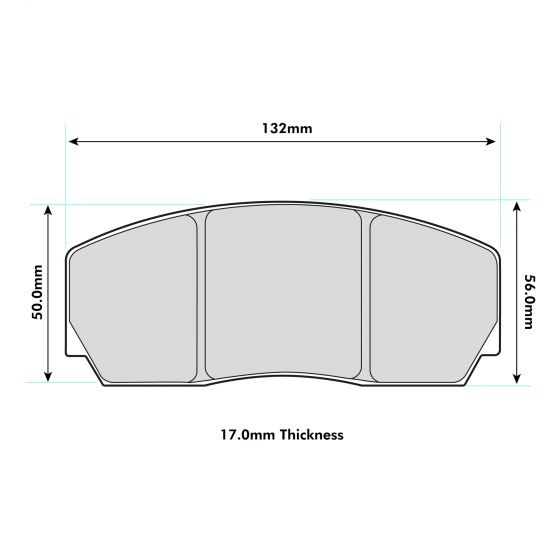 Yellow Speed Racing YSR 4 & 6 POT Performance Brake Pad 8223